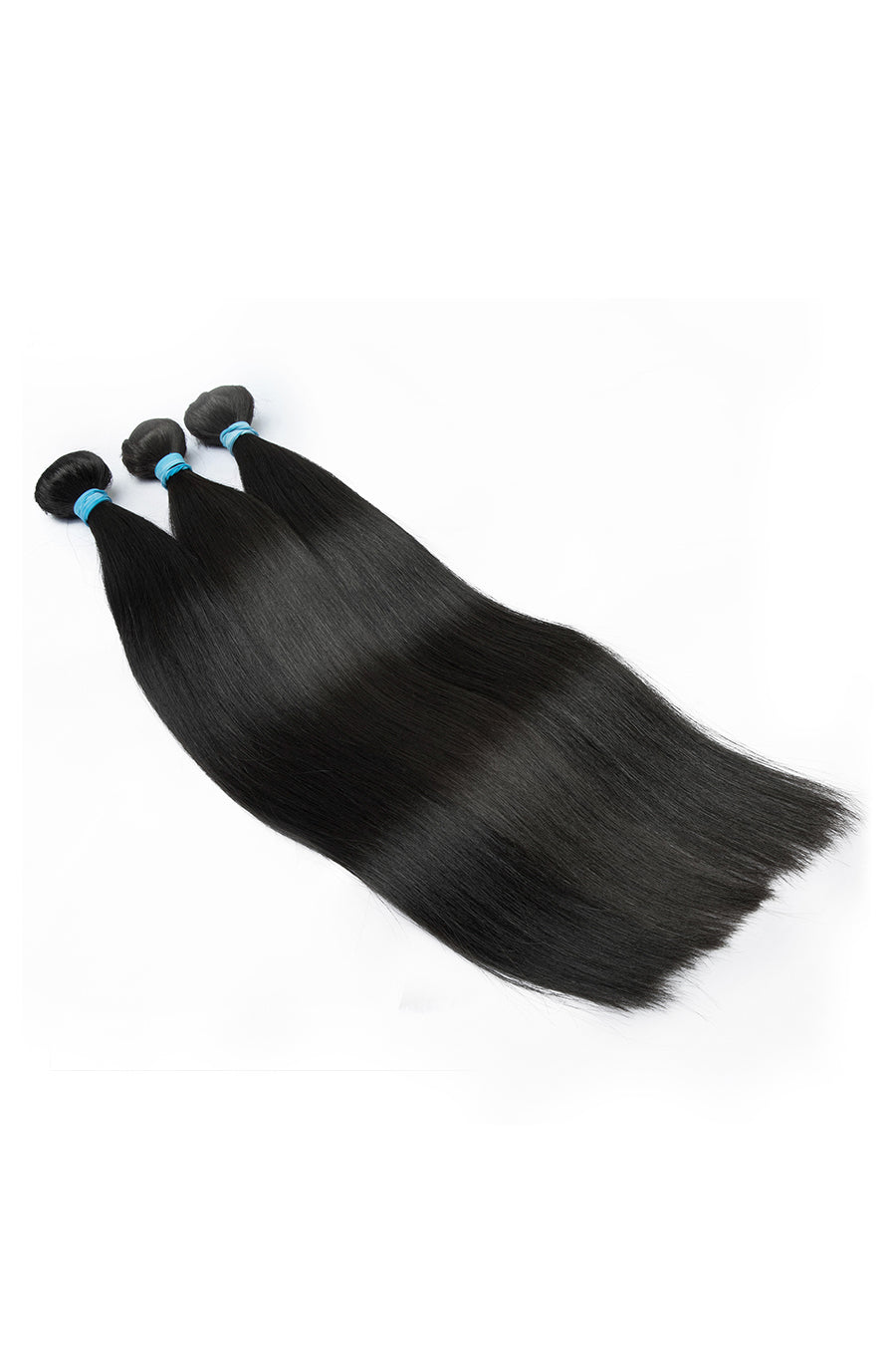 Blue Rubber band Bundles-Straight – Kblhair